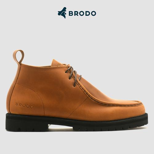 Promo BRODO - Sepatu Borneo Boots Vintage Brown - 44 Cicil 0% 3x - Kota ...