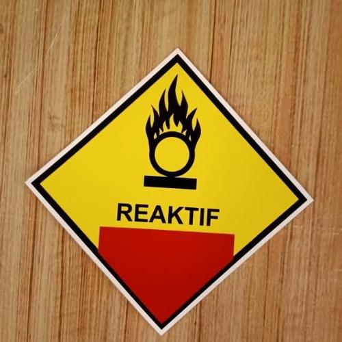 Jual Sign Sticker REAKTIF limbah B3 uk 10x10cm - Jakarta Barat - LAPAK ...