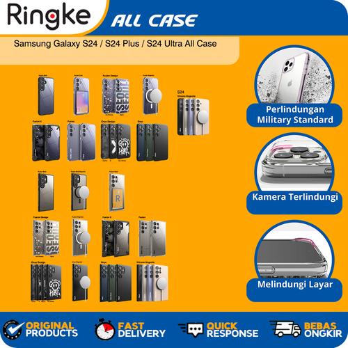 Jual Casing Ringke Samsung Galaxy S24 Ultra Plus Softcase Anti Crack ...