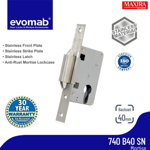 Jual Badan Kunci / Mortise / Lock Body Pintu Geser MMLC 740-40SS - Kota ...