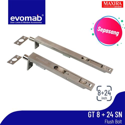 Jual Grendel Tanam Pintu / Flush Bolt evomab GT 8-24 Inch - Kota ...