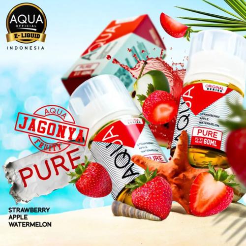 Jual Liquid Aqua Pure Strawberry Apple Watermelon by 9 Naga 60ML Nic ...