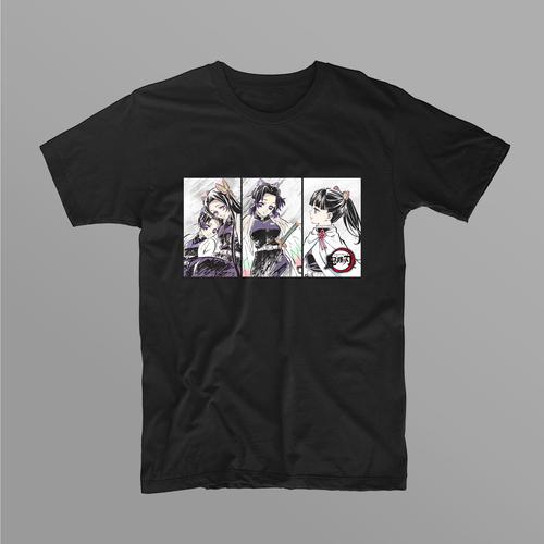 Jual Kaos Hitam Demon Slayer / Kimetsu No Yaiba / Hashira Shinobu Dan ...