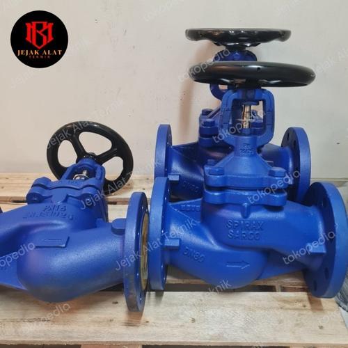 Jual GLOBE VALVE 5 INCH SPIRAX SARCO BELLOW SEAL DN125 PN25 CAST IRON ...
