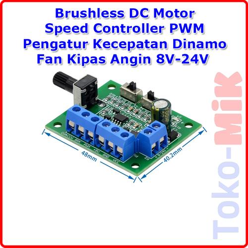 Jual Brushless DC Motor Speed Controller PWM Pengatur Kecepatan Dinamo ...