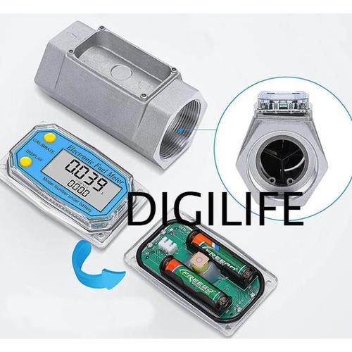 Jual IR Turbine Water Flow Meter 1" Digital 1 Inch Fuel Solar NPT WG1 - Jakarta Pusat - Emilo ...