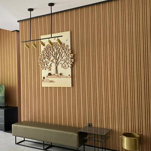 Jual Wall Panel Balian Tipe Interval 1 - Natural Oak / Hiasan Dinding ...