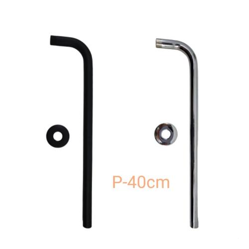 Jual Shower Pipa Tangkai Wall Shower Tanam Dinding Atas 40cm - Hitam ...