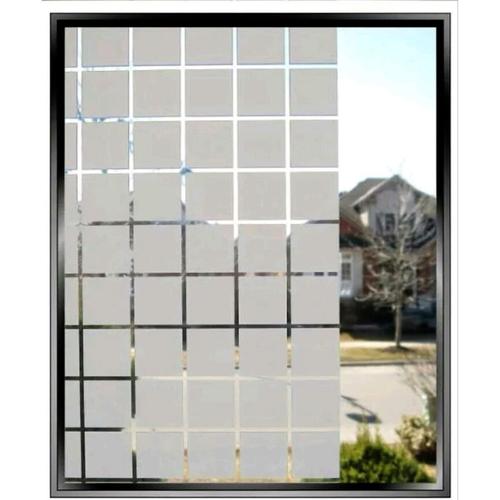 Promo Sticker / Stiker Kaca Film Sandblast Sunblast motif 9560 Kotak ...