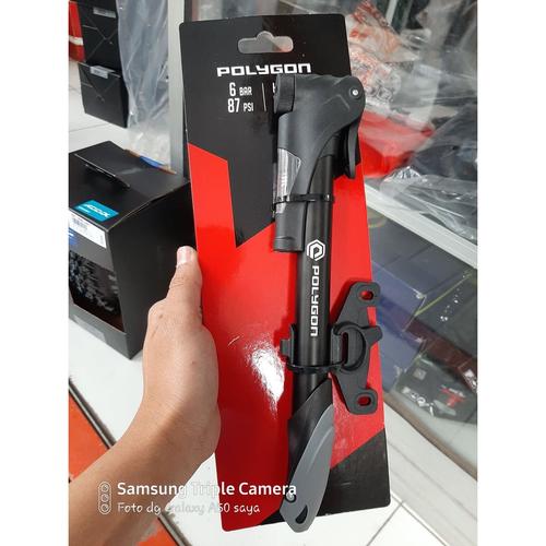 Jual Pompa Mini Sepeda Polygon Air Maxi 2 Way Pump with Gauge - Kota ...