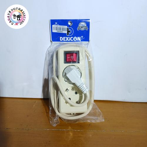 Jual Kabel roll / kabel extension 2 lubang 1,5 meter DEXICON - Kab ...
