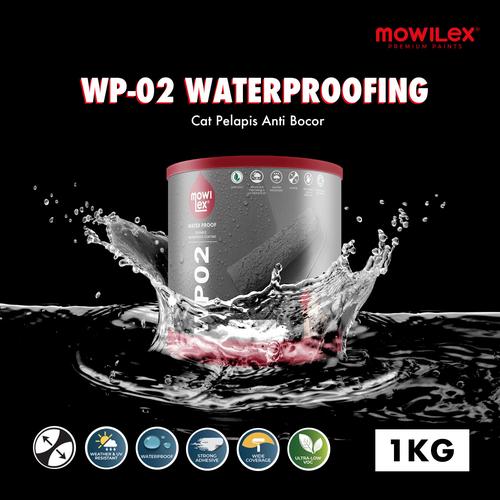 Jual Mowilex WP02 (Warna Pabrik) / Cat Waterproofing Kaleng 1Kg - Kab ...