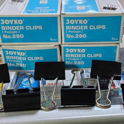 Jual Binder Clip / Penjepit Kertas Joyko No. 280 - Jakarta Utara ...