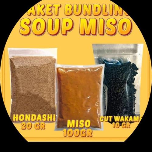 Jual Hondashi PAKET SOUP MISO 10 PORSI Miso Ramen 100gr Bawang & Jamur ...