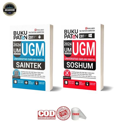Jual Buku Paten Ujian Masuk UGM Soshum Saintek 2024 - SAINTEK - Kab. Klaten - AKABOOK | Tokopedia