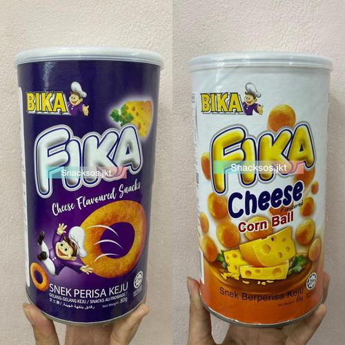 Jual [KALENG] BIKA FIKA CHEESE RING SNACKS / BIKA FIKA CHEESE CORN BALL ...