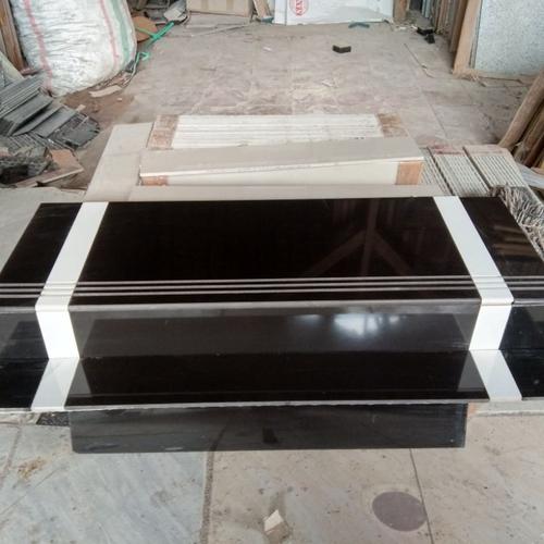 Jual granit tangga model kombinasi hitam putih 30x90+20x90 glosi ...