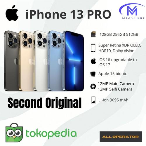 Jual iPhone 13 Pro Second Original 128GB/256GB/512GB/1TB BEKAS Mulus 100% - WIFI ONLY, 128GB ALL ...