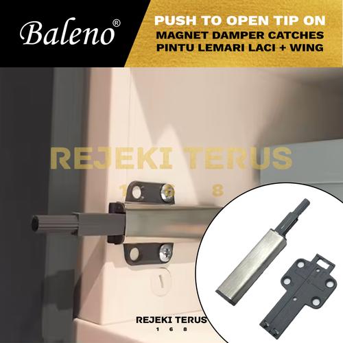 Jual Catches Besi Magnet Push Open STAINLESS WING Pintu Lemari Kayu Tip ...