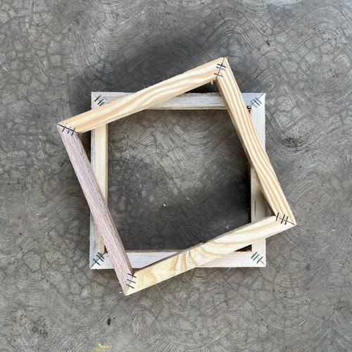 Jual spanram kayu 20 x 20 peralatan melukis / kanvas lukis / frame ...