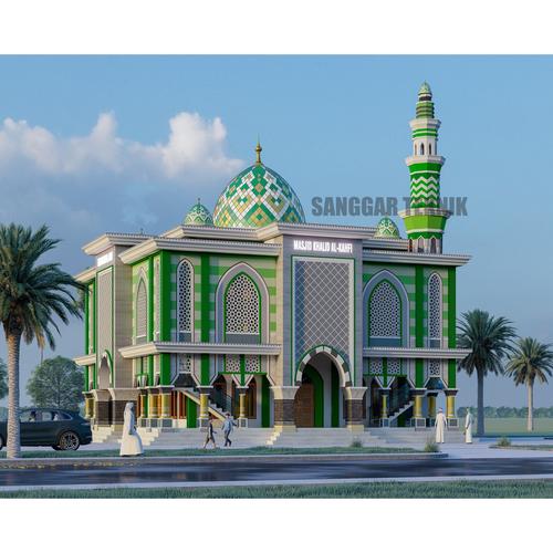 Jual GAMBAR KERJA DESAIN MASJID UKURAN 16x16 ( 2 LANTAI ) DAN RAB - Kab ...
