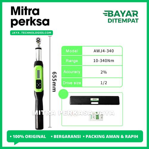 Jual Kunci Torsi Digital Hiroka Power Max 340 Nm Torque Wrench Momen ...