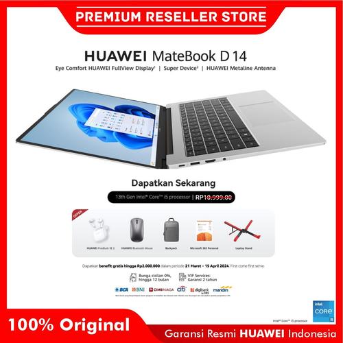 Jual HUAWEI MateBook D 14 up to i5-13420H 16+512GB SSD Sleek Metal D14 - i5 12th Gen - Jakarta ...