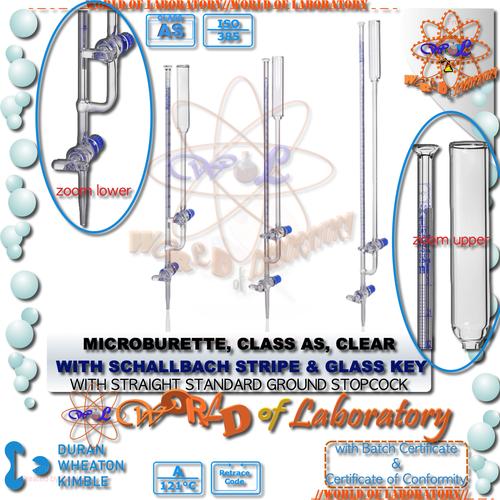 Jual DURAN Microburette with Glass Stopcock, Class AS, Variable Volume ...
