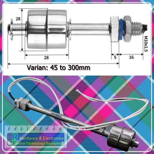 Jual Float Stainless Steel Switch Water Level Sensor - 300mm - Kota ...