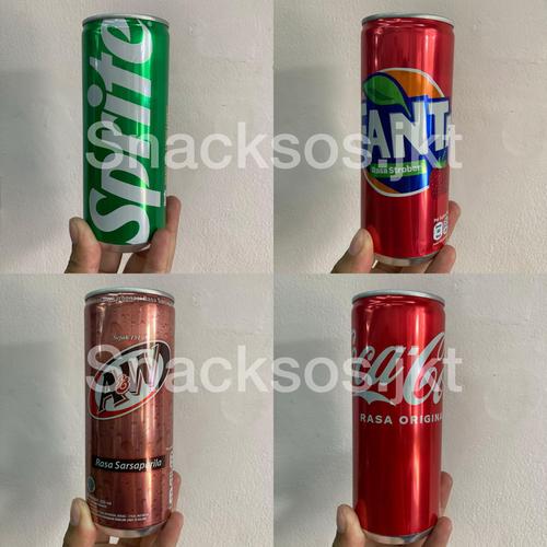 Jual [KALENG] COCA COLA / FANTA / A&W SODA / SPRITE- MINUMAN SODA ...