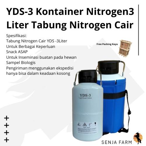 Jual YDS-3 Kontainer Nitrogen 3 Liter Tabung Nitrogen Cair Original - Kota Madiun - SENJAFARM ...