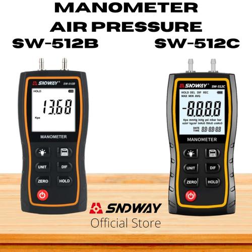 Promo SNDWAY Digital Manometer Air Pressure Tekanan Udara SW-512B/512C - SW-512C Cicil 0% 3x ...