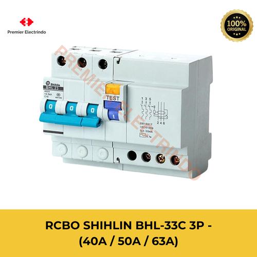 Jual RCBO SHIHLIN BHL-33C 3P MCB + ELCB 6KA 30mA (40A / 50A / 63A) - 40A - Jakarta Pusat ...