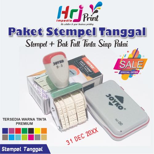 Jual Stempel tanggal bulan tahun joyko/kenko 1 set dengan bak terisi ...