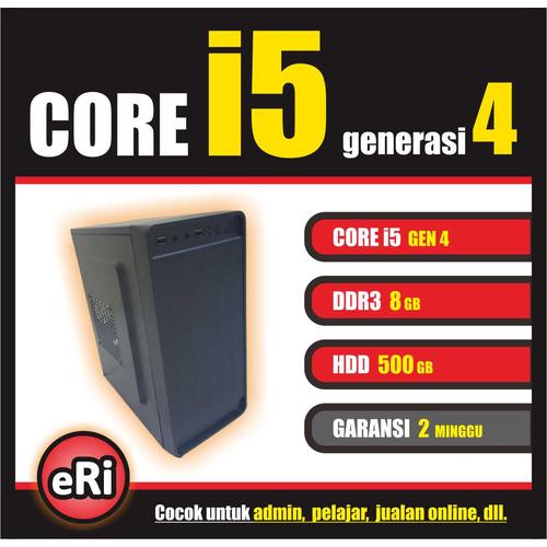 Jual PC Komputer CORE i5 / Office Admin Kantor Rakitan / BEKAS - GEN 3 ...