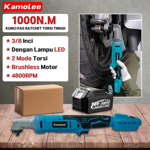 Promo Kamolee Kunci pas ratchet 3/8 inci 1000N.M - Tanpa Baterai ...