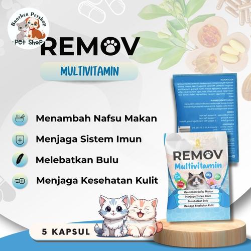 Promo Remov Vitamin Multivitamin Sachet Vitamin Kucing Nafsu Makan ...