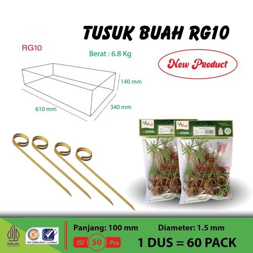 Jual Tusuk Buah Bambu/ Cocktail/ Kue RG10 - Kota Denpasar - 5758 Bambu ...