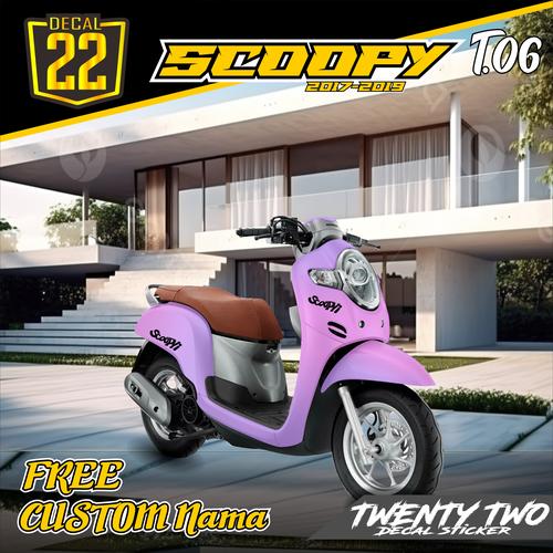 Jual DECAL FULL BODY SCOOPY FI 2017 2019 STICKER FULL BODY KODE T.06 ...