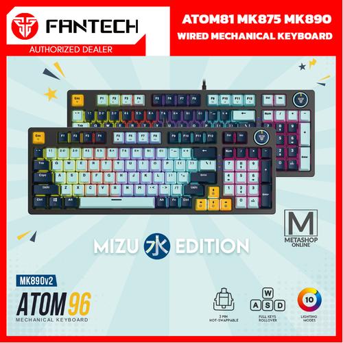 Jual Fantech Atom81 MK875 V2 MK890 Wired Mechanical Gaming Keyboard ...
