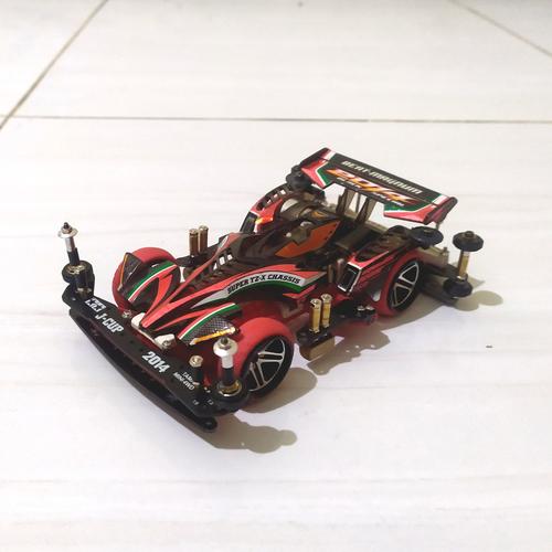 Jual TAMIYA MINI 4WD BEAT MAGNUM BLACK SPESIAL RED TZX CHASSIS - Kab ...