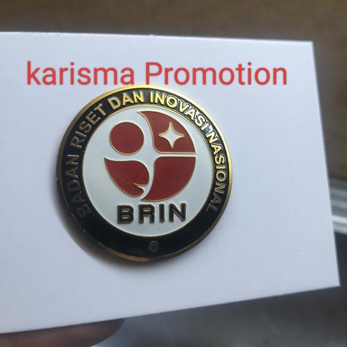 Jual Pin Kuningan custom logo BRIN - Jakarta Pusat - Karisma Promotion ...