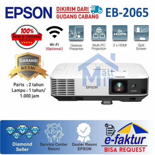 Promo PROYEKTOR EPSON EB-2065 EB2065 2065 3LCD XGA 5500 Lumens Resmi Cicil 0% 3x - - Mall IT ...