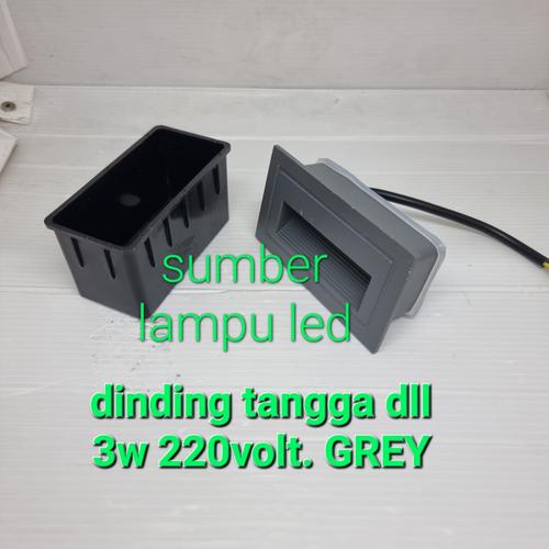 Jual lampu dinding tangga led 3w 3 watt step light 3watt 3000k 220volt ...