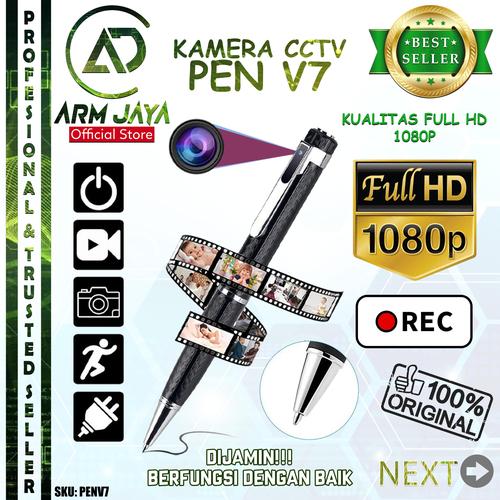 Promo Camera Mini Unik Spy Kamera Pulpen Pen Cam V7 HD 1080P Hidden ...