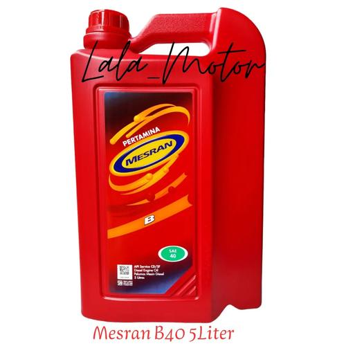 Jual Oli Mesin Mobil Diesel Mesran B40 pertamina 5L - Kota Semarang ...