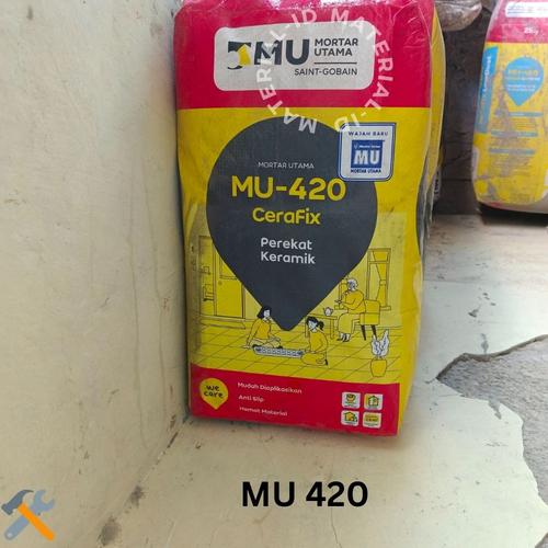 Jual MU 420 Semen Lem Perekat Keramik Kecil Mortar Utama 25 KG ...