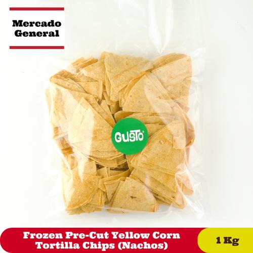 Jual Frozen Pre-Cut Yellow Corn Tortilla Chips (Nachos) - 1 kg ...