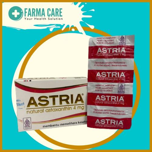 Jual ASTRIA ASTAXANTHIN 4MG ISI 12 - Kota Tangerang Selatan - FARMA ...