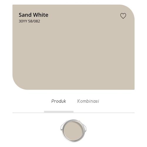 Jual CAT TEMBOK DULUX CATYLAC - SAND WHITE 30YY 58/082 - WS. FLASH ...